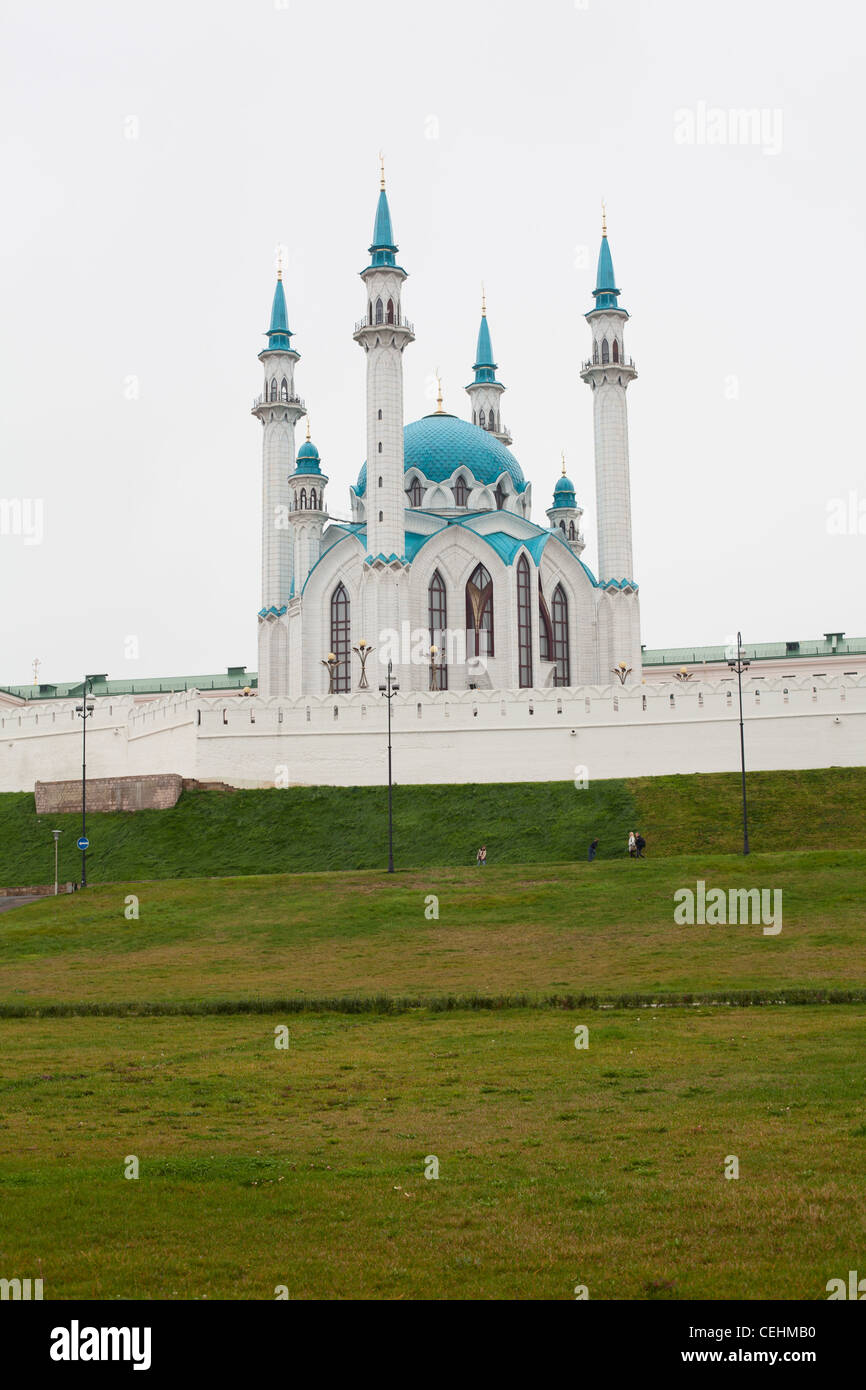 Kul Sharif mosque in Kazan Kremlin territory. Russian the chief historic citadel of Tatarstan ...