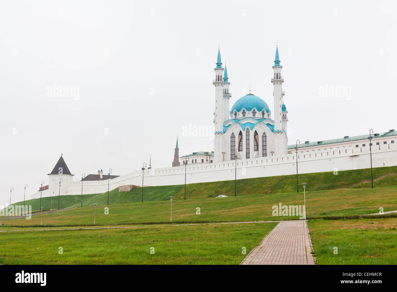 Kul Sharif mosque in Kazan Kremlin territory. Russian the chief ...