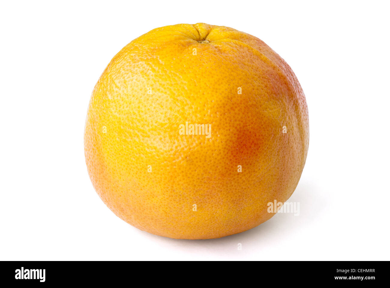 Single grapefruit isolated on white Stock Photo - Alamy