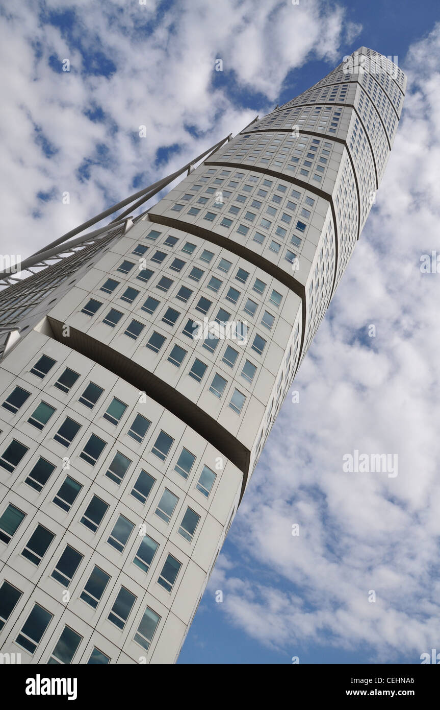 skyscraper Turning Torso by Santiago Calatrava, Malmö, Sweden, Europe ...