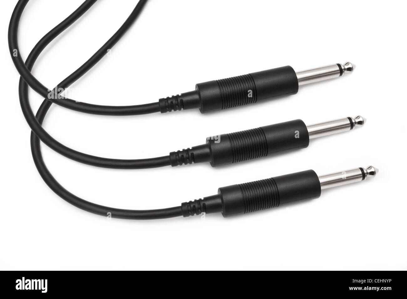 Jack plug cable Stock Photo - Alamy