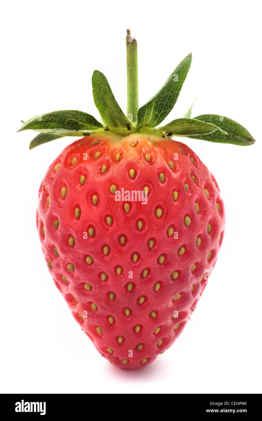 Strawberry isolated on white Stock Photo - Alamy