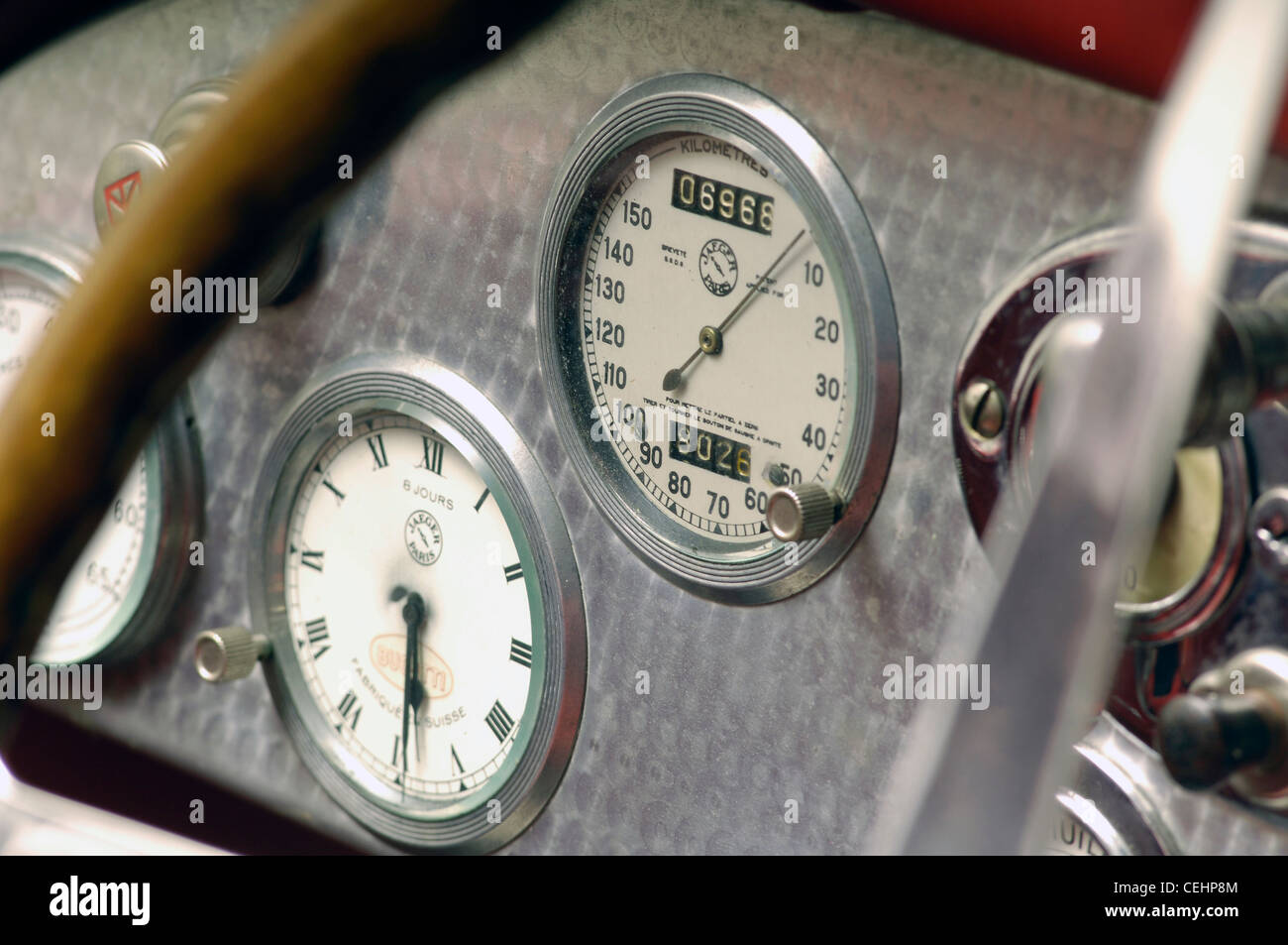 Vintage car instruments hi-res stock photography and images - Alamy