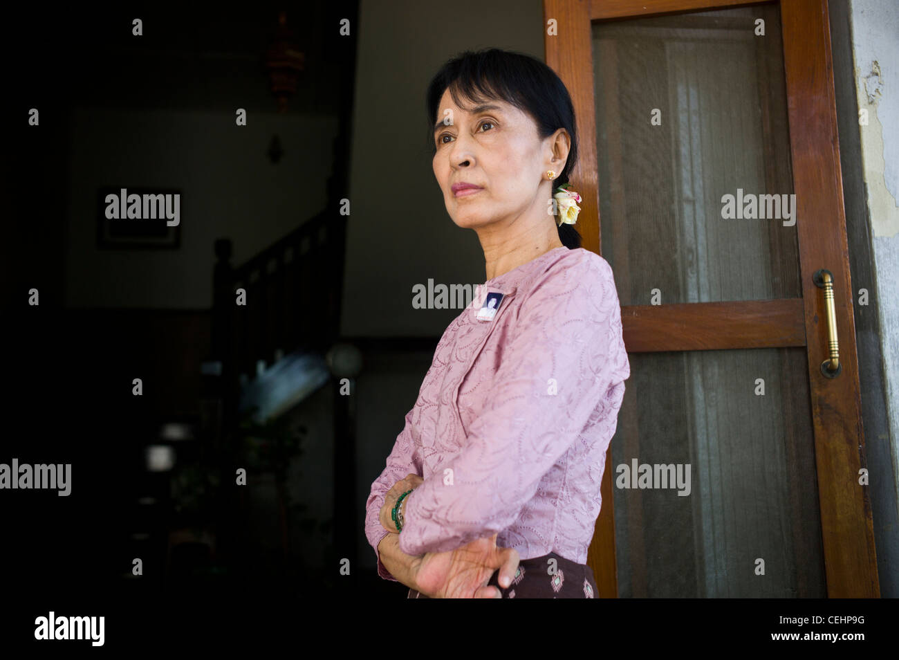 Aung San Suu Kyi, State Chancellor of Myanmar's Government and the ...