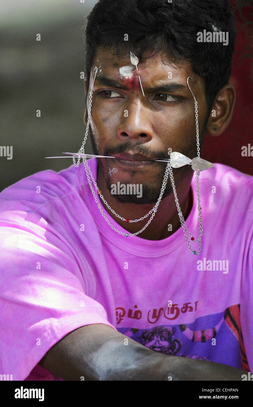 Thaipoosam cavadee mauritius hi-res stock photography and images - Alamy