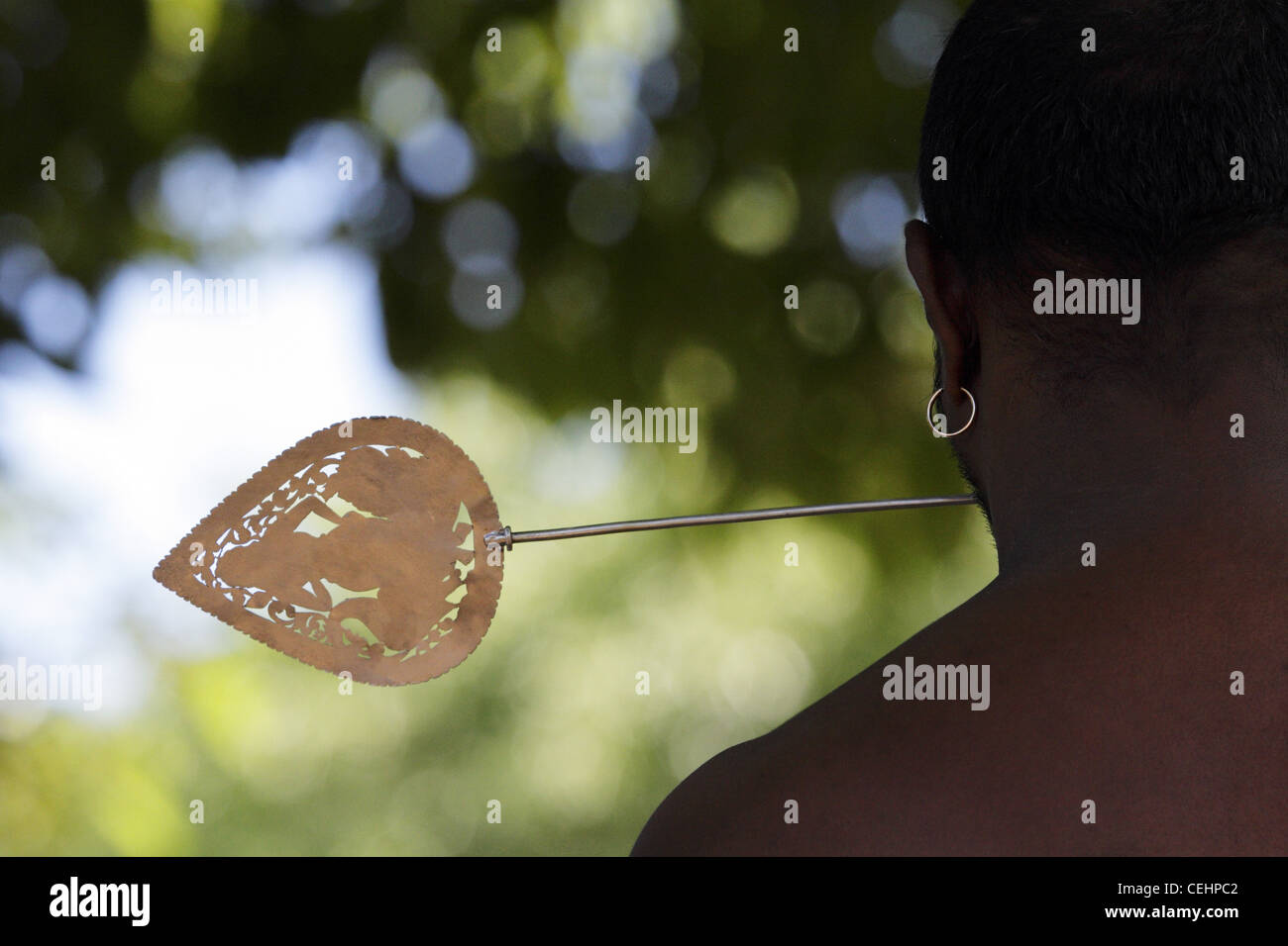 Portrait - hindu festival of thaipusam cavadee Stock Photo - Alamy