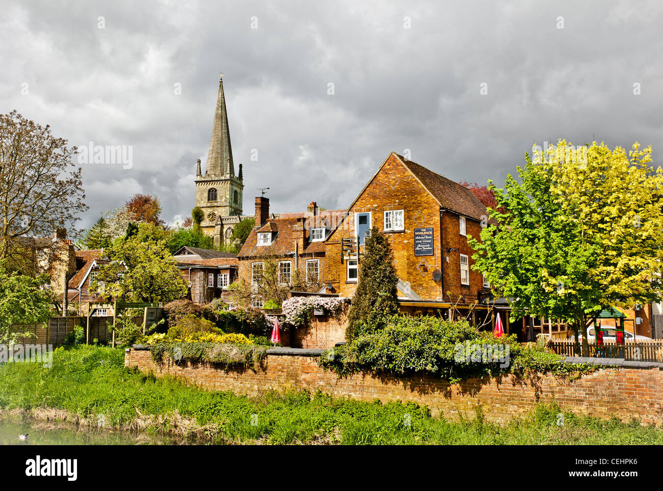 Buckingham town UK Stock Photo - Alamy