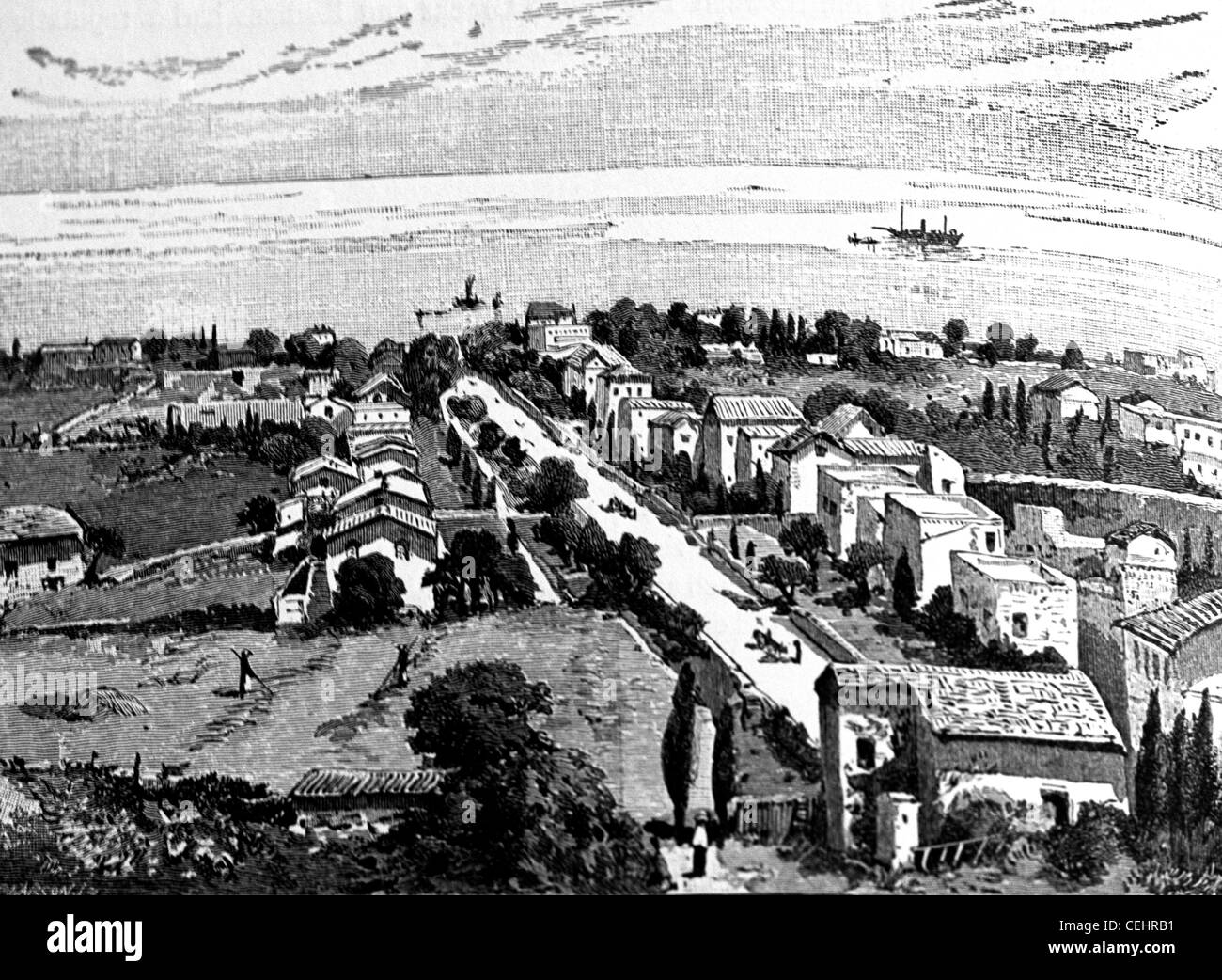 Circa 1900 artwork Black and White Stock Photos & Images - Alamy