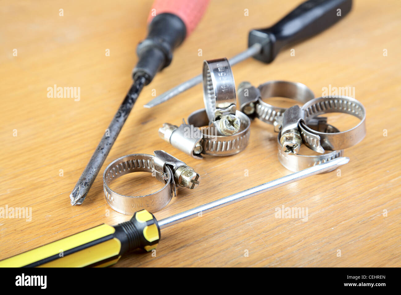 Close up hose clamp hi-res stock photography and images - Alamy