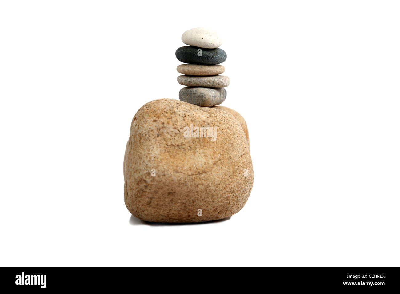 Stack of white pebbles hi-res stock photography and images - Alamy