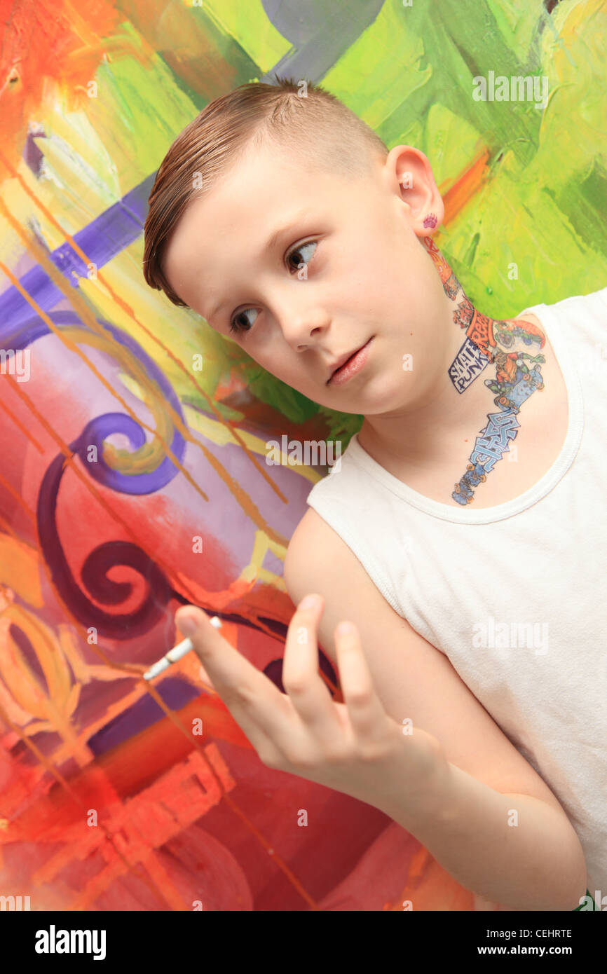 Smoking joint boy hi-res stock photography and images - Alamy