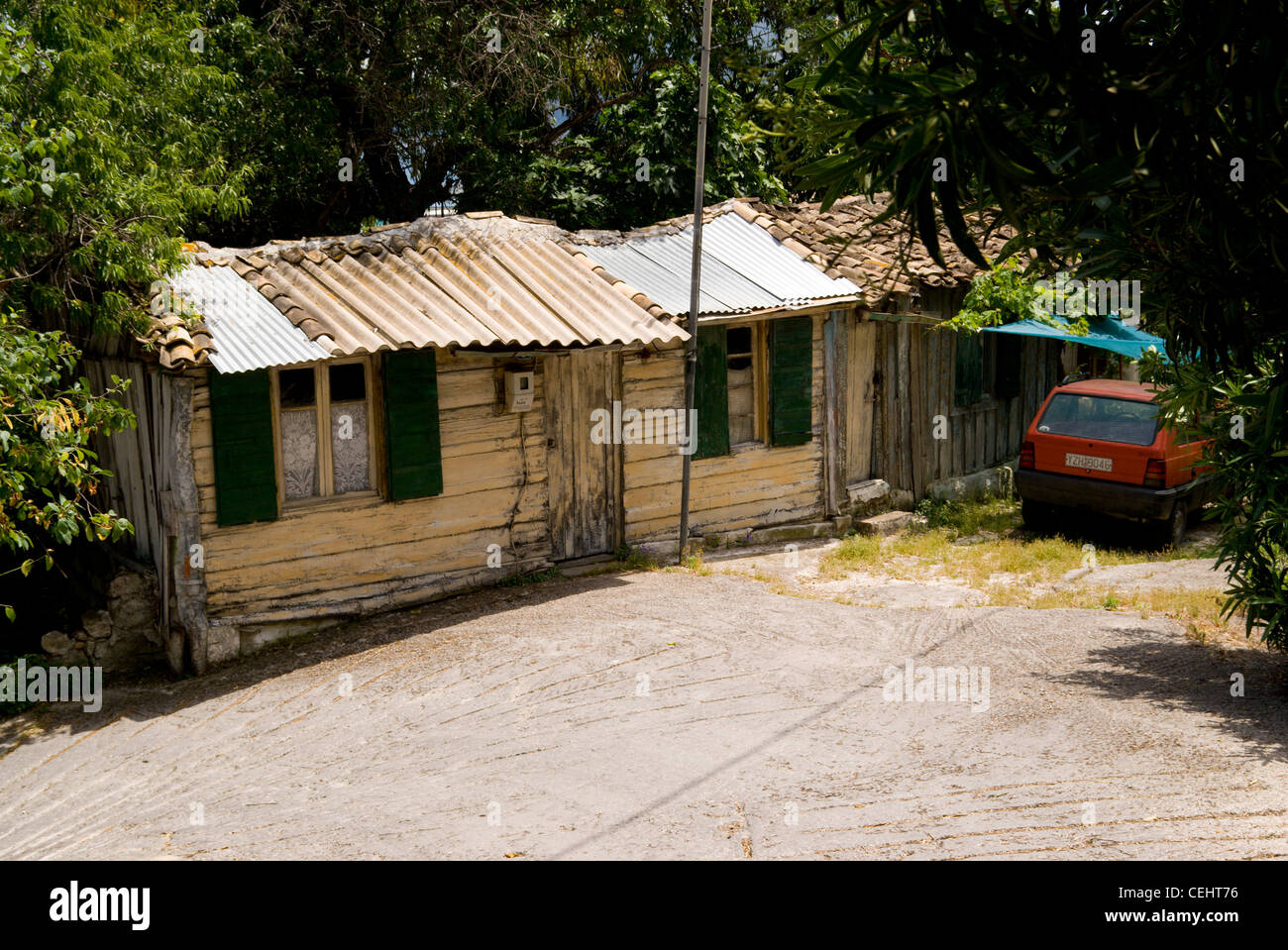 poor housing, zakynthos town, zakynthos/zante, ionian islands, greece ...