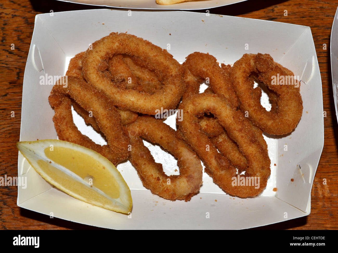 fish and chips, calamari, Chiko Roll, potato scallop, lemon fried ...