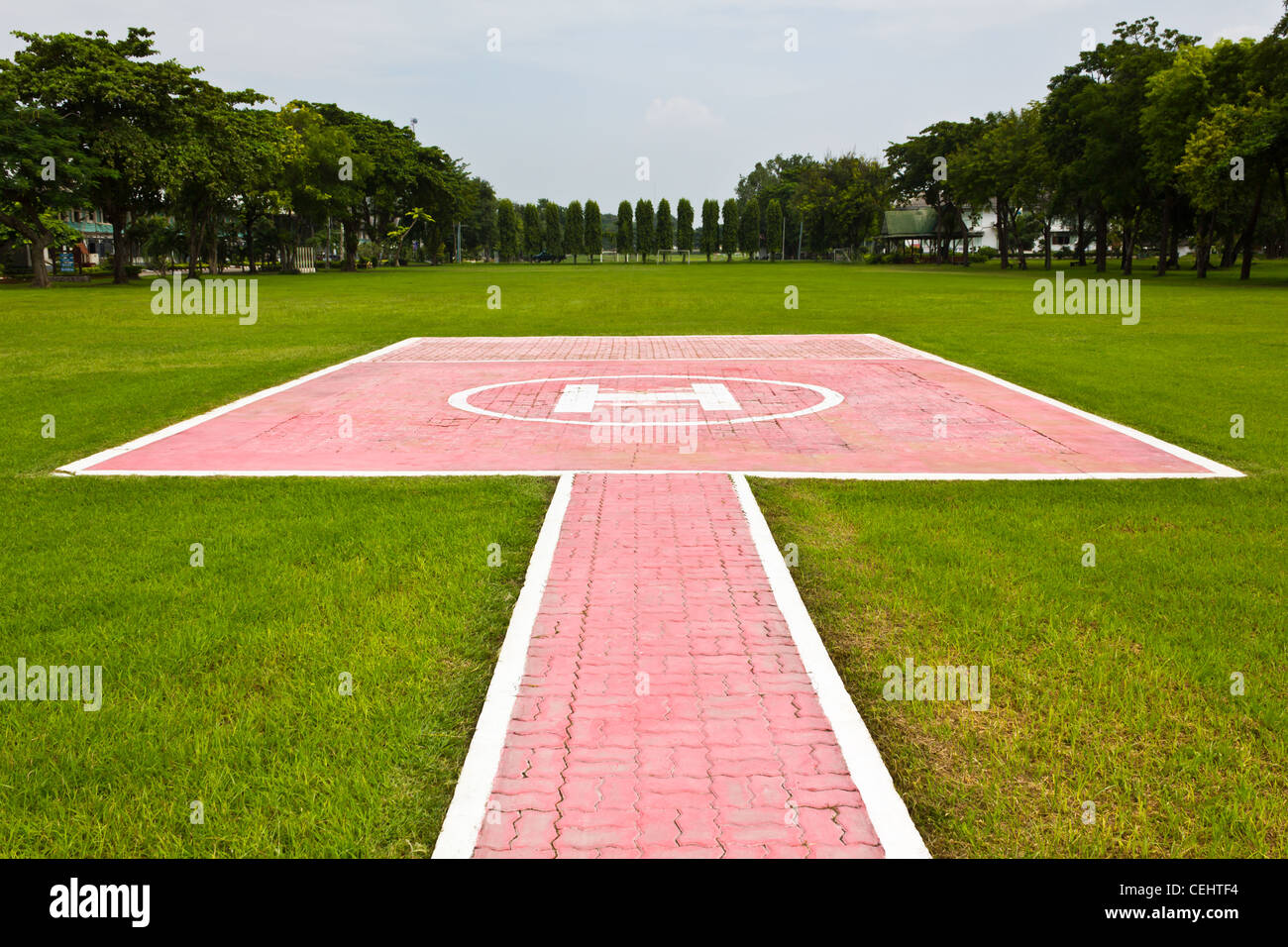Heliport landing place helipad hi-res stock photography and images - Alamy