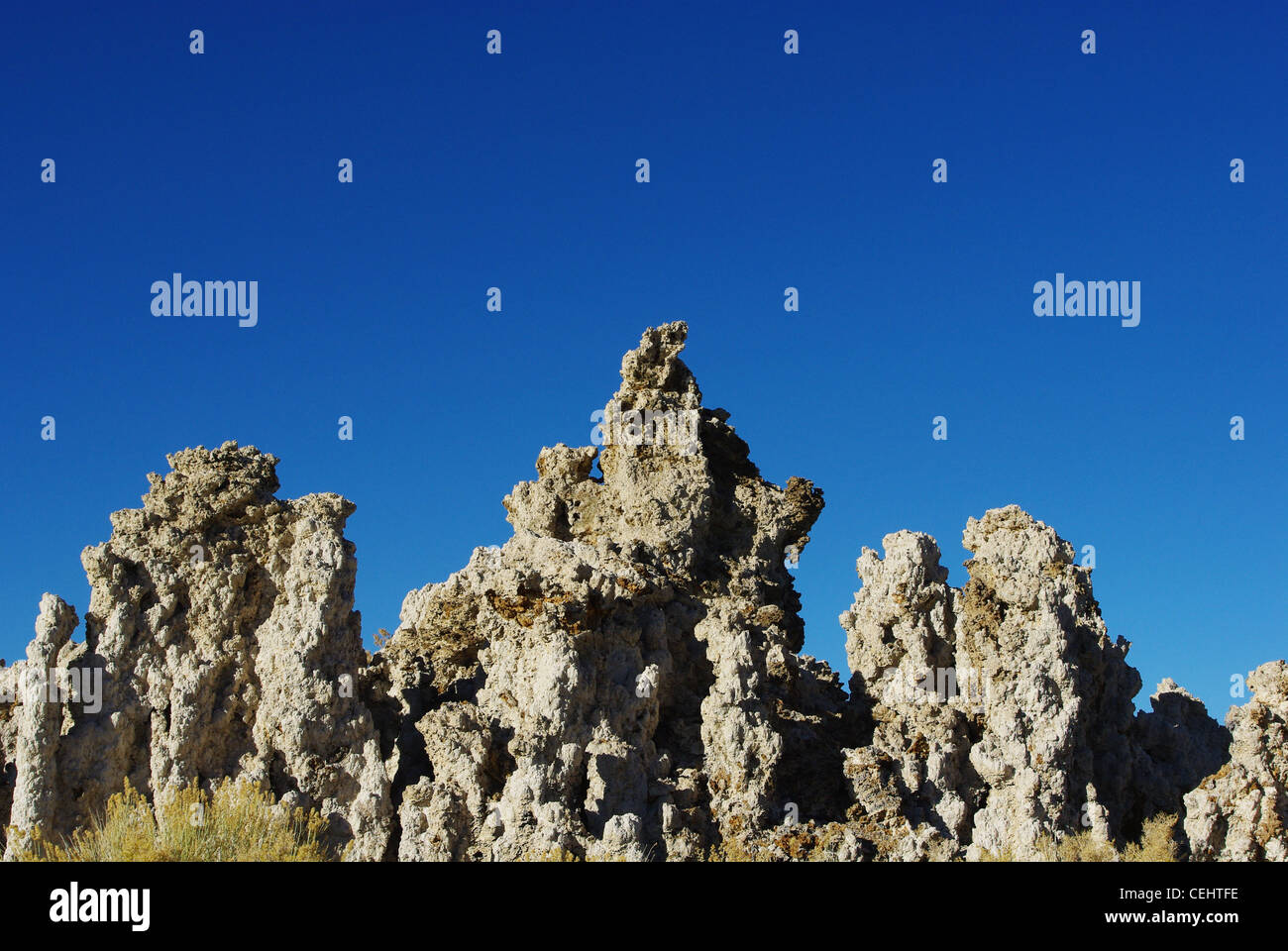 Tufa formations, Mono Lake, California Stock Photo - Alamy