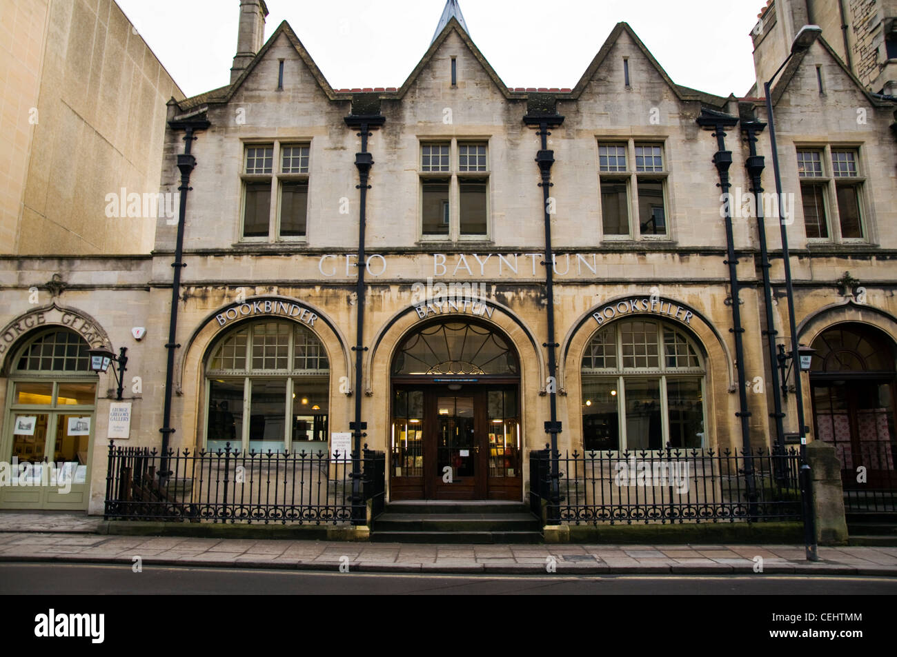 GEO Bayntun bookbinder bookshop bookseller in Bath Stock Photo - Alamy