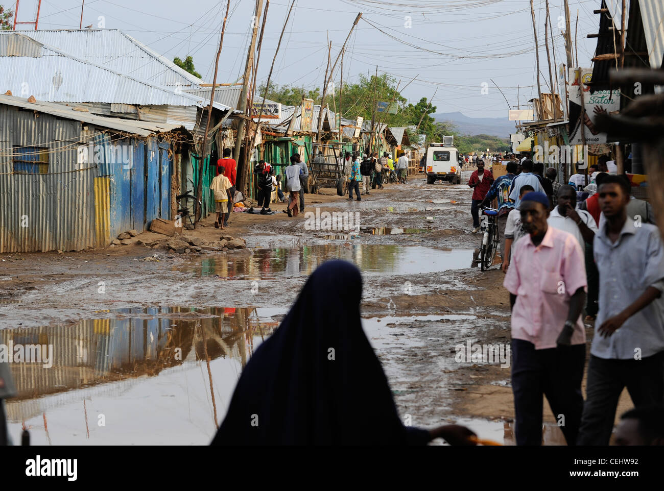 Africa KENIA Turkana Region, refugee camp Kakuma , UN organizations as ...