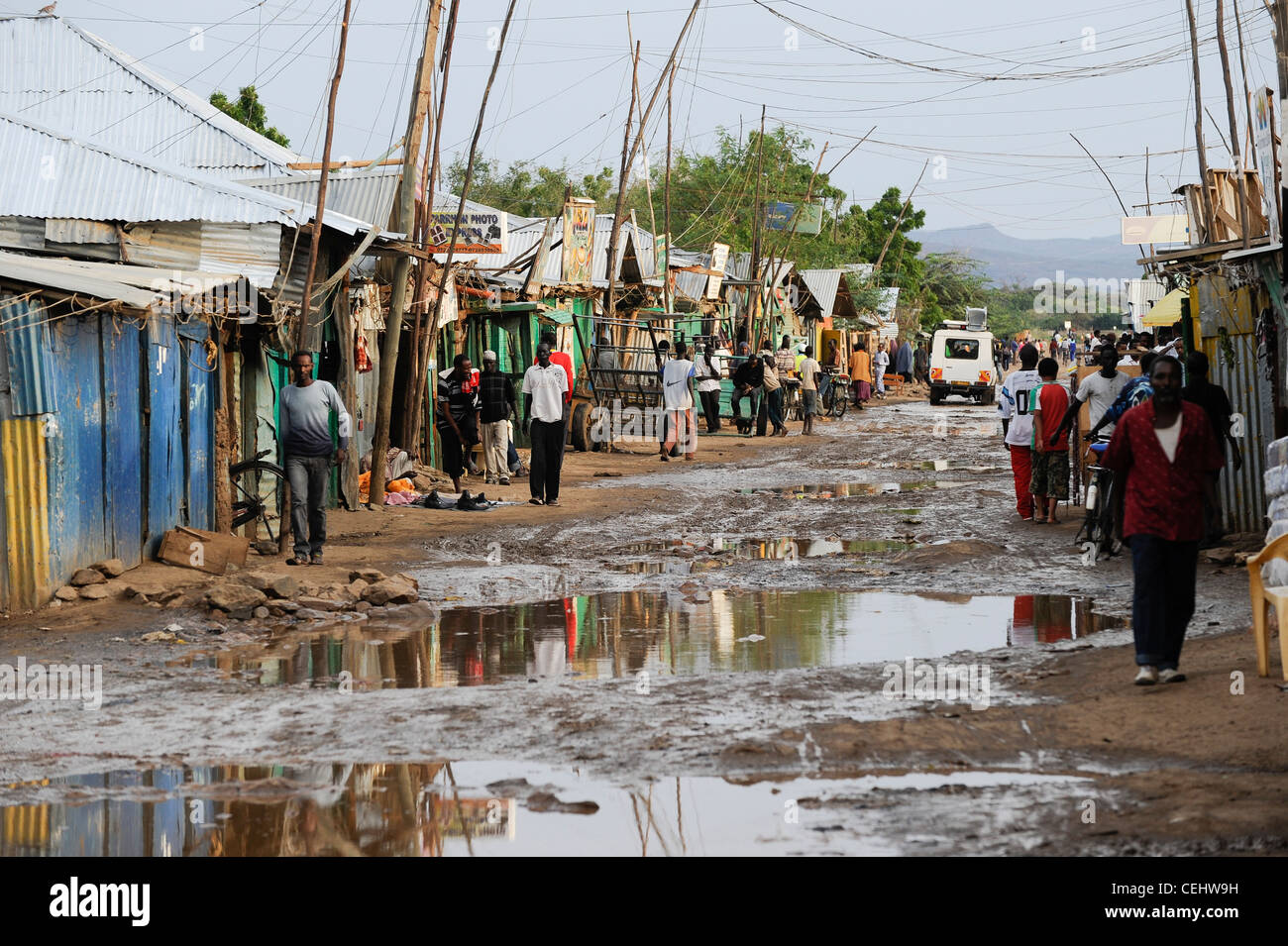 Africa KENIA Turkana Region, refugee camp Kakuma , UN organizations as ...