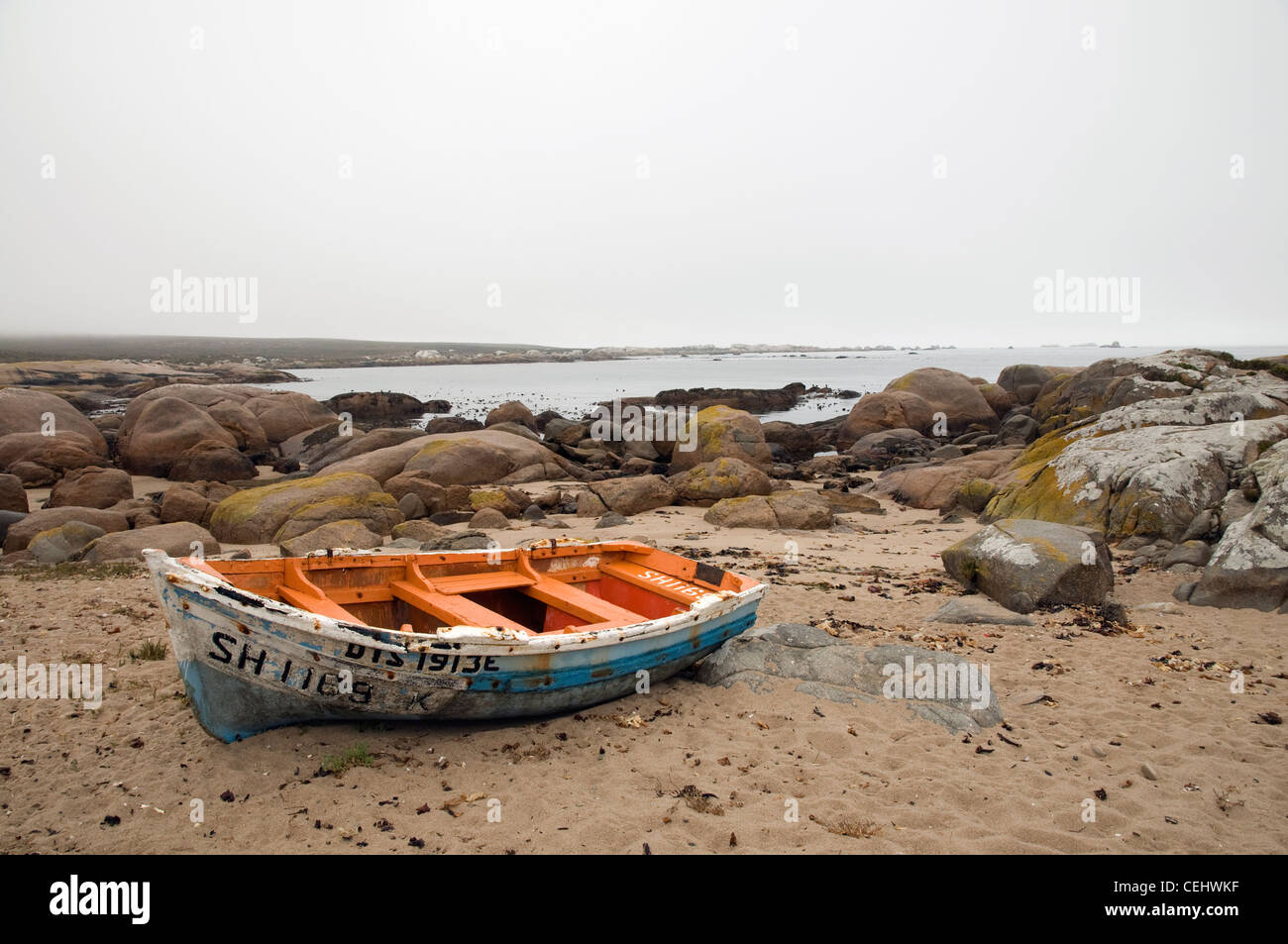 Fishing boat on beach,Paternoster,Western Cape Province Stock Photo - Alamy