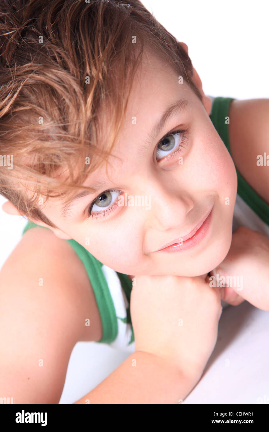 Portrait of a boy Stock Photo - Alamy
