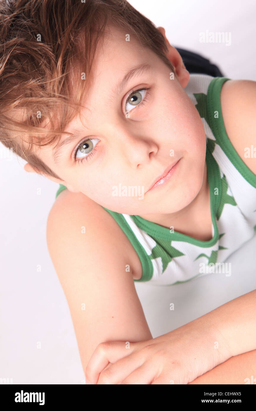 Portrait of a boy Stock Photo - Alamy