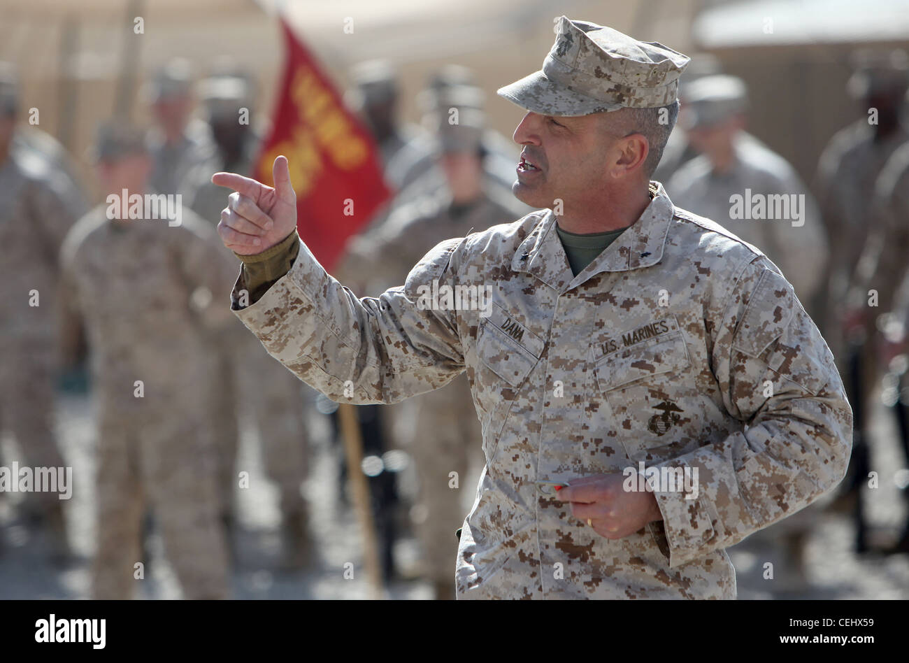 Brig. Gen. Michael G. Dana, commanding general of 2nd Marine Logistics ...
