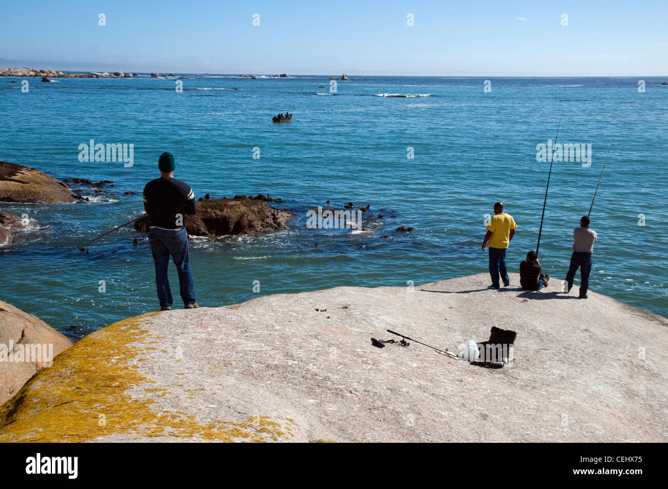 Fishing. Cape Town,Western Cape Province Stock Photo - Alamy