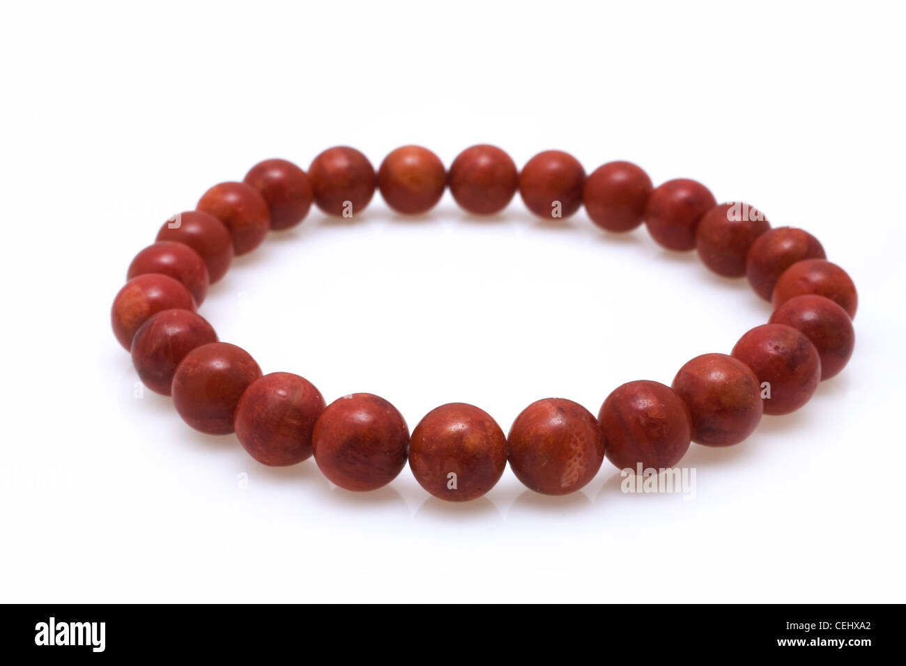 Red gemstone bracelet Stock Photo - Alamy