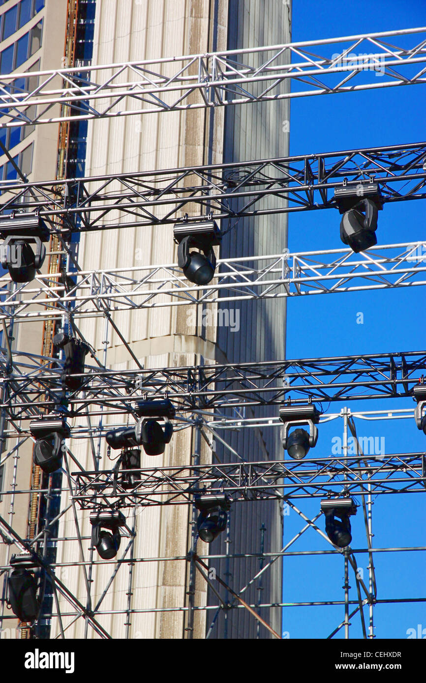 Showbiz lights hi-res stock photography and images - Alamy