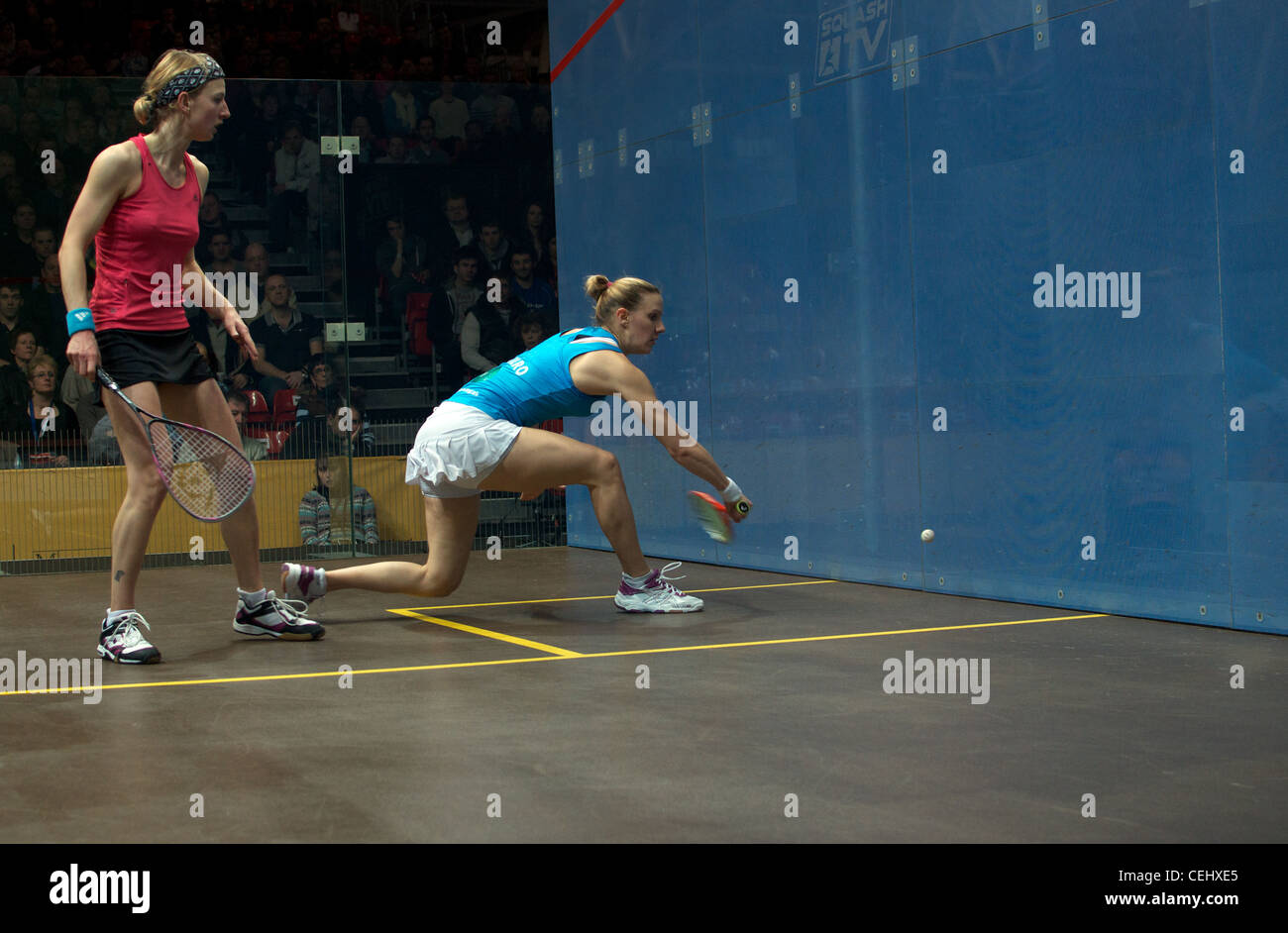 Squash player laura massaro hi-res stock photography and images - Alamy