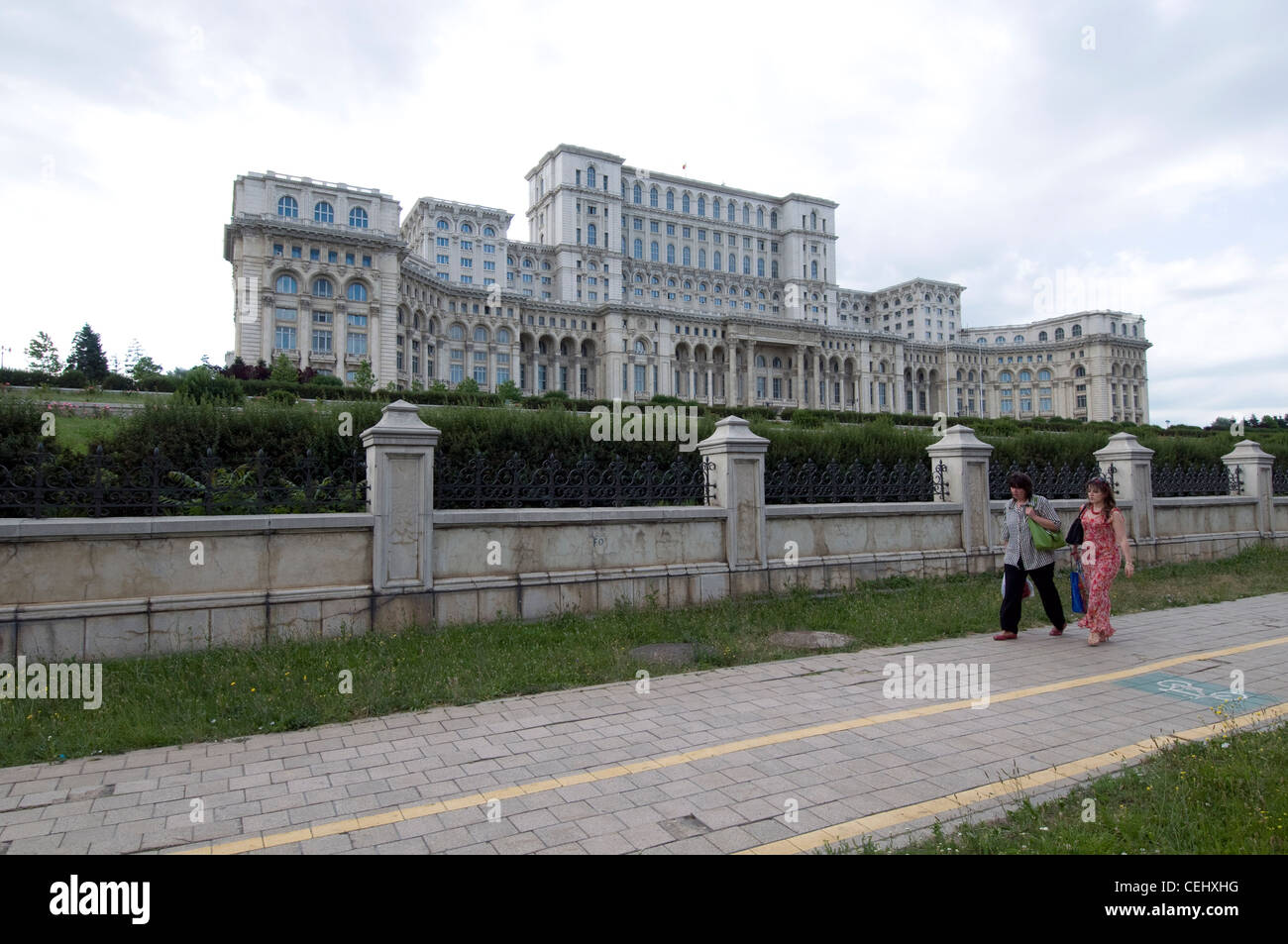 The Parliament Palace now home to Romanian Senate in Bucharest Romania ...