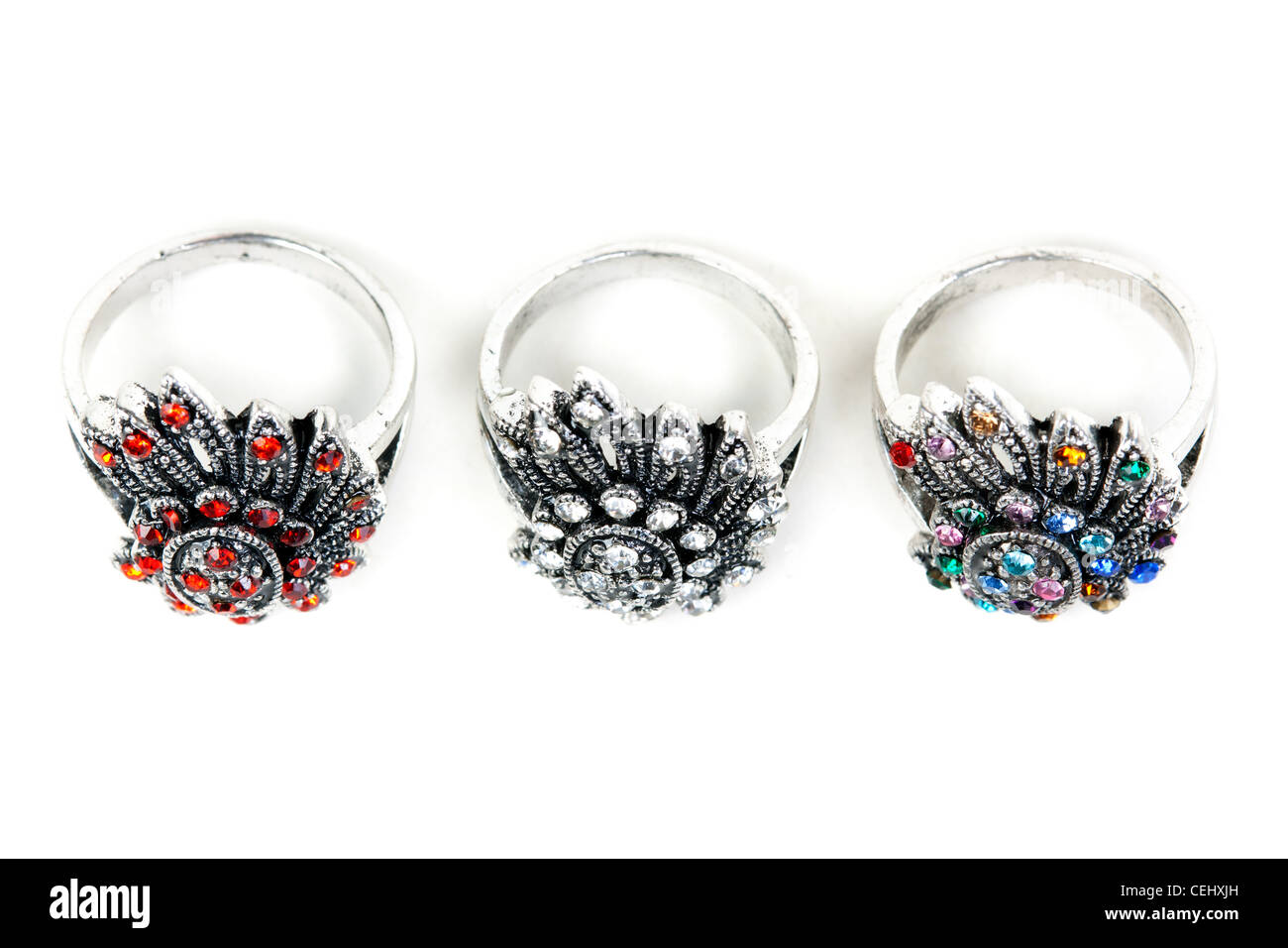 Silver precious stones hi-res stock photography and images - Alamy