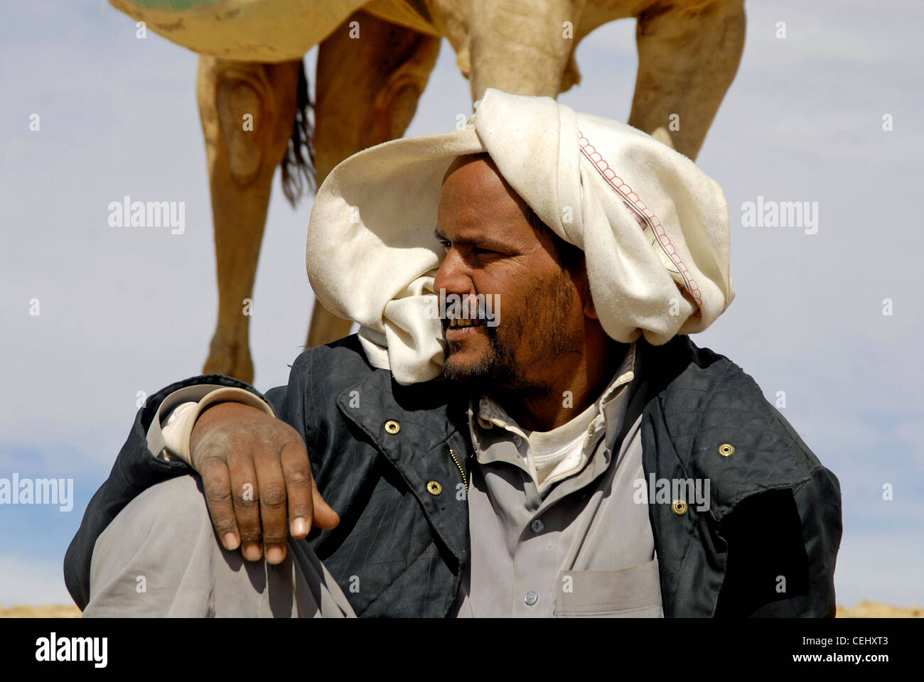 Desert Bedouin nomad Stock Photo - Alamy