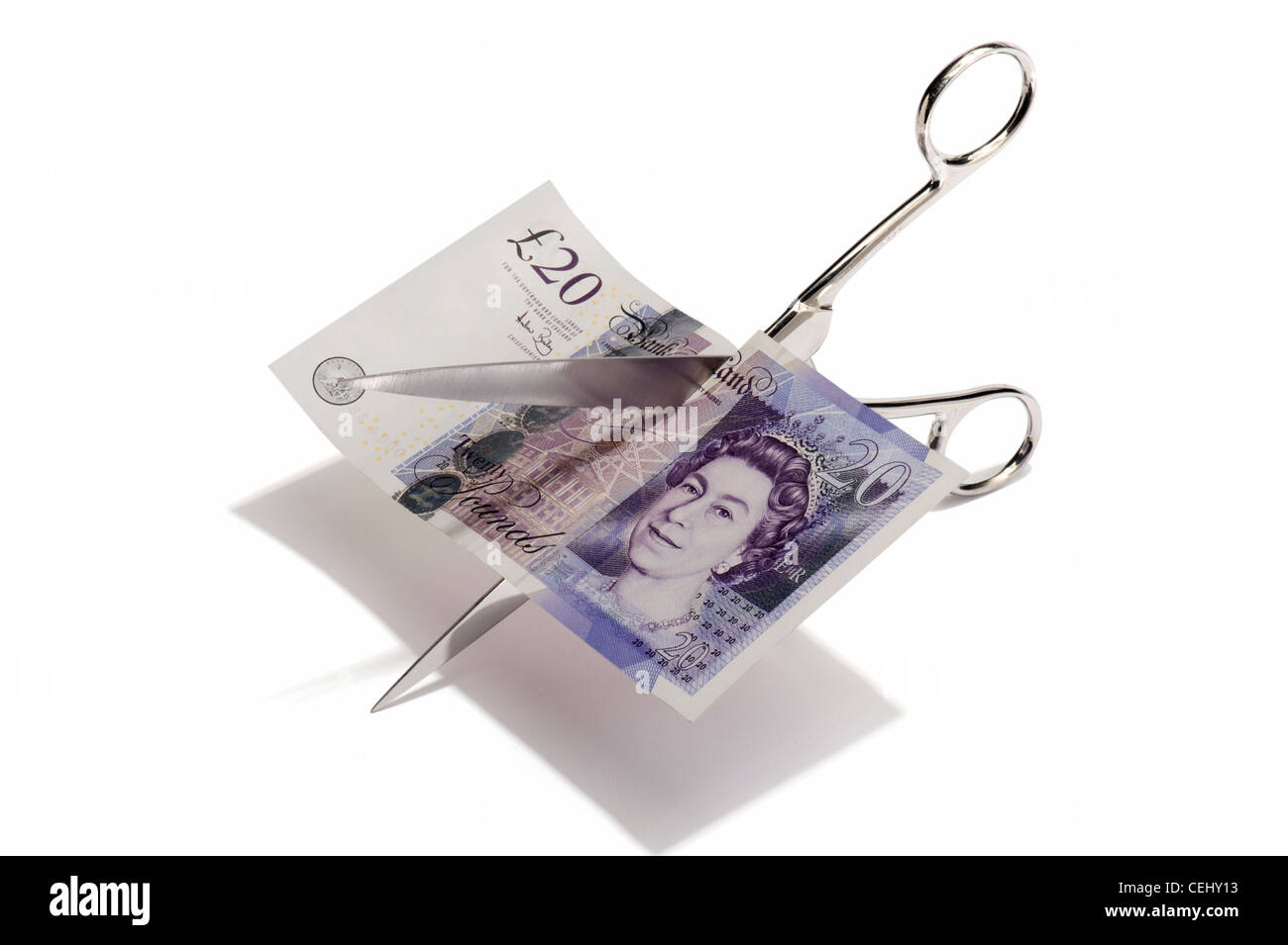 British 20 pound banknote bill hi-res stock photography and images - Alamy