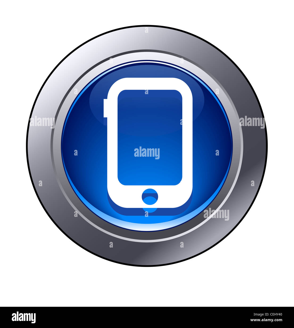 Phone, cell, cellphone, smart, smartphone, iphone, android, button Icon ...