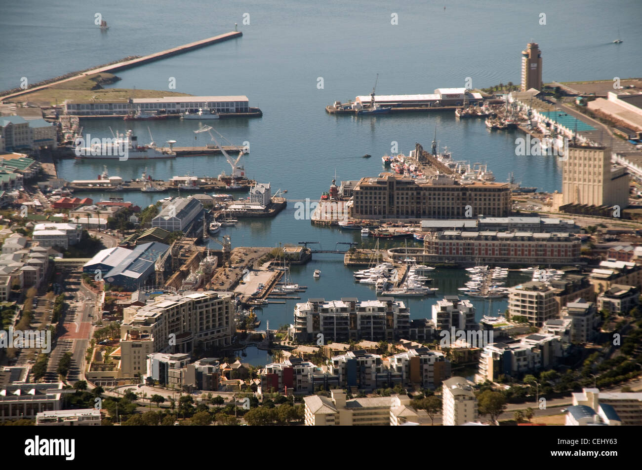 Victoria and alfred waterfront aerial hi-res stock photography and ...