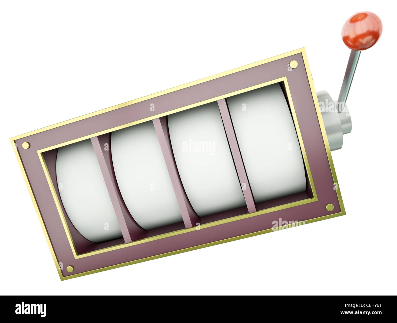 Fruit machine isolated on a white background. 3D render Stock Photo - Alamy