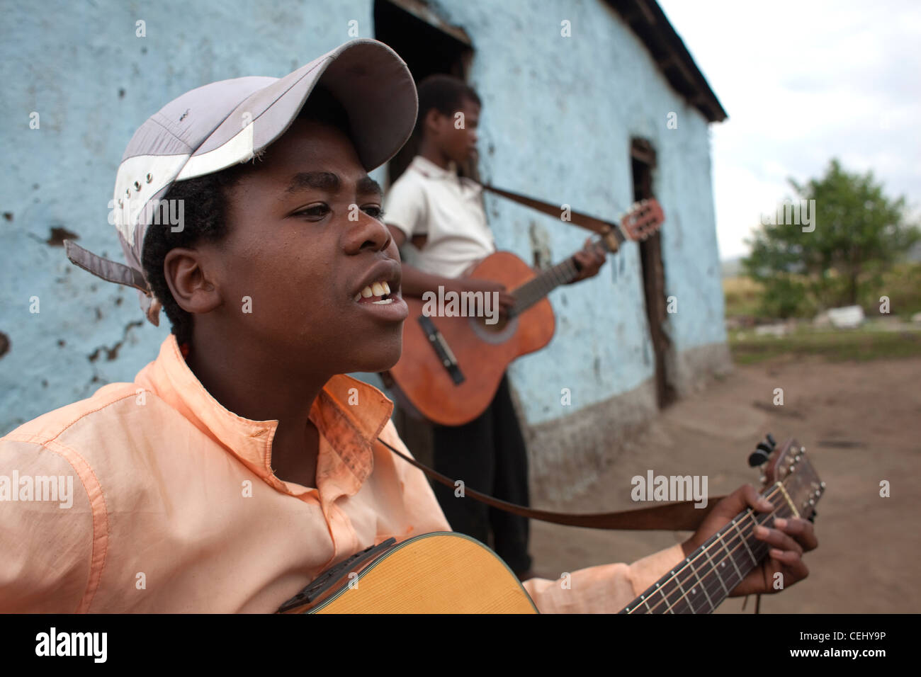 Local musicians,Port Saint Johns,Eastern Cape Stock Photo - Alamy