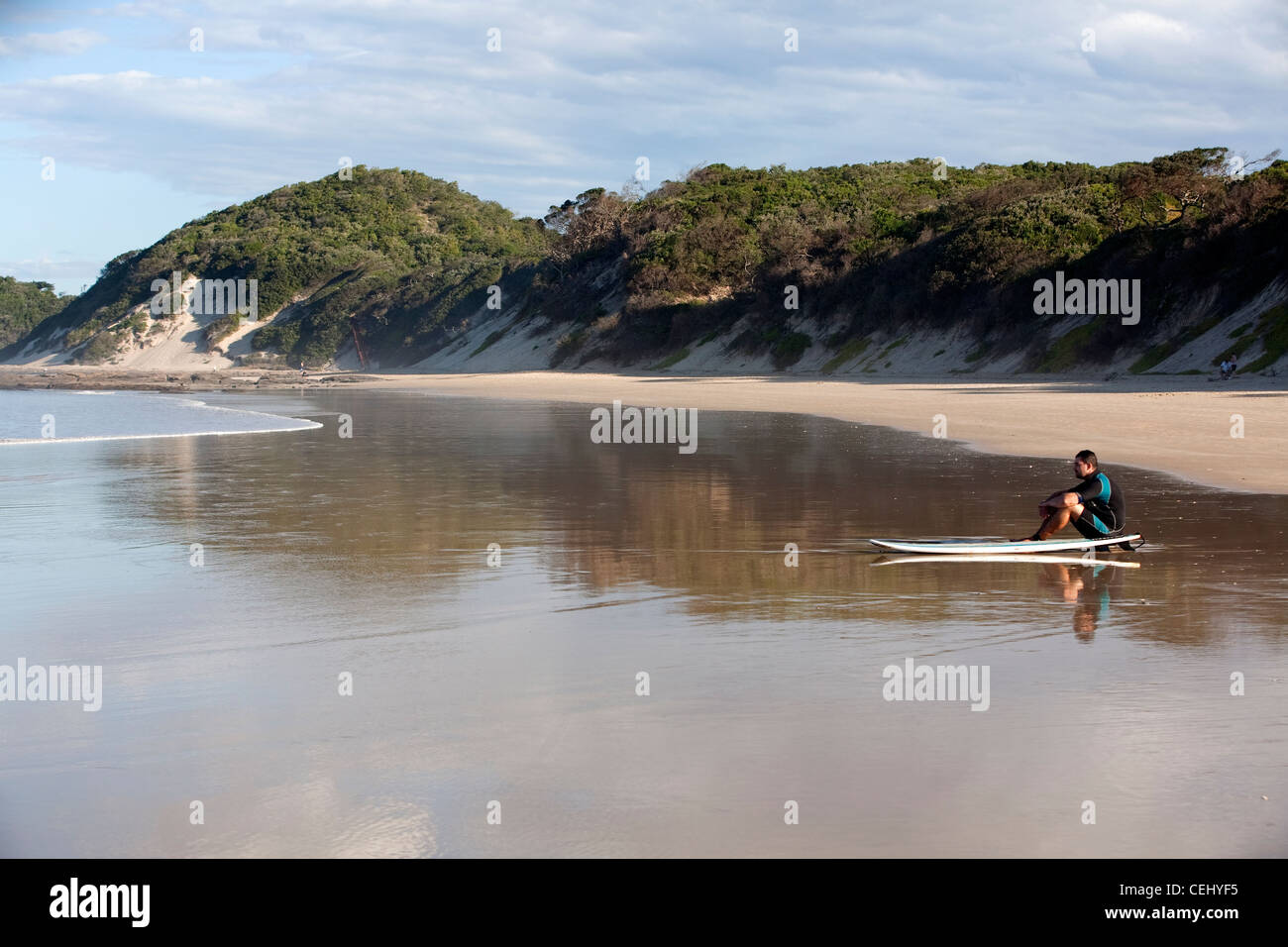 Surfer on the beach,Cintsa,Eastern Cape Stock Photo - Alamy