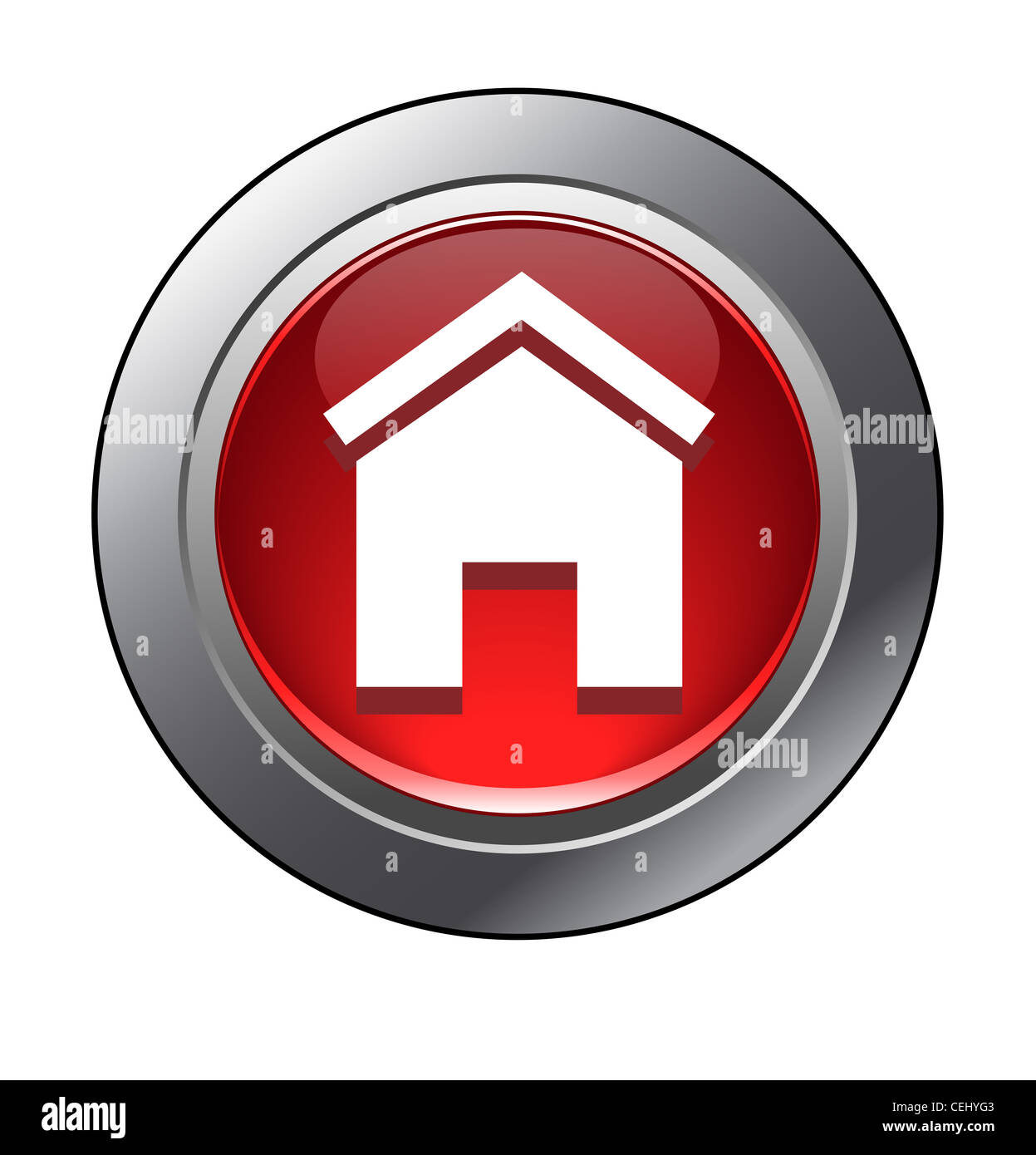 Home, button Icon apps Stock Photo - Alamy
