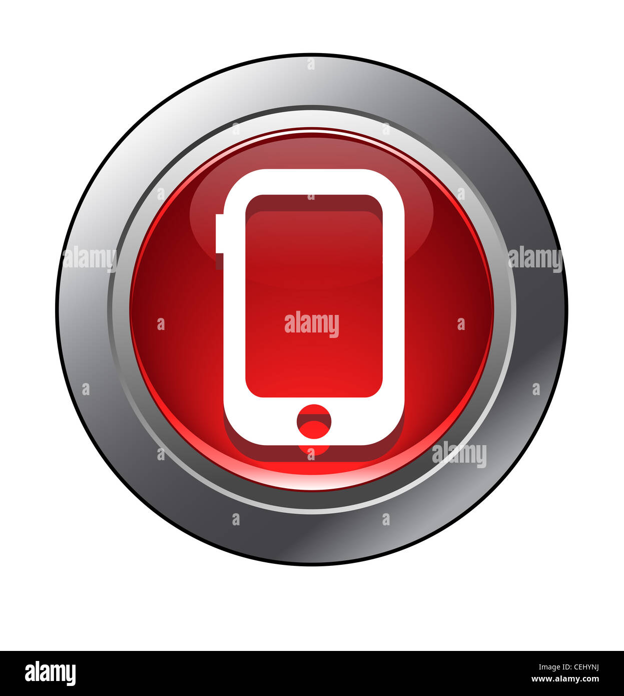 Phone, cell, cellphone, smart, smartphone, iphone, android, button Icon ...