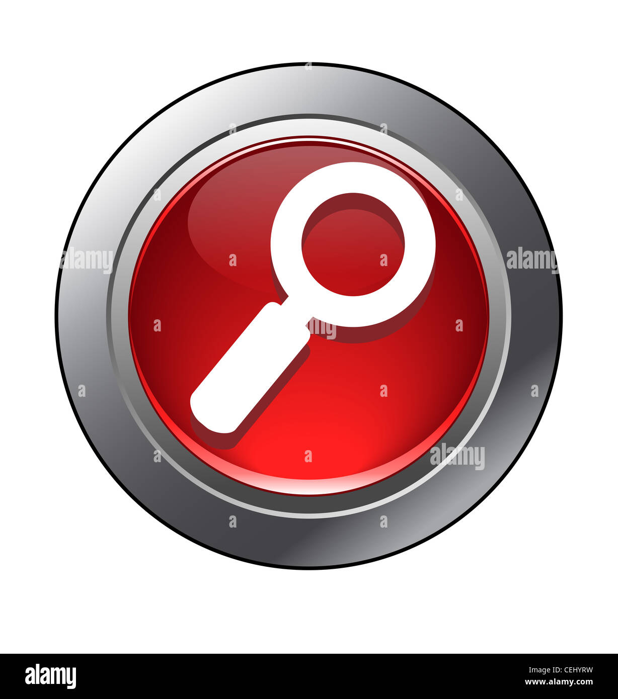 Search Find button Icon apps Stock Photo - Alamy