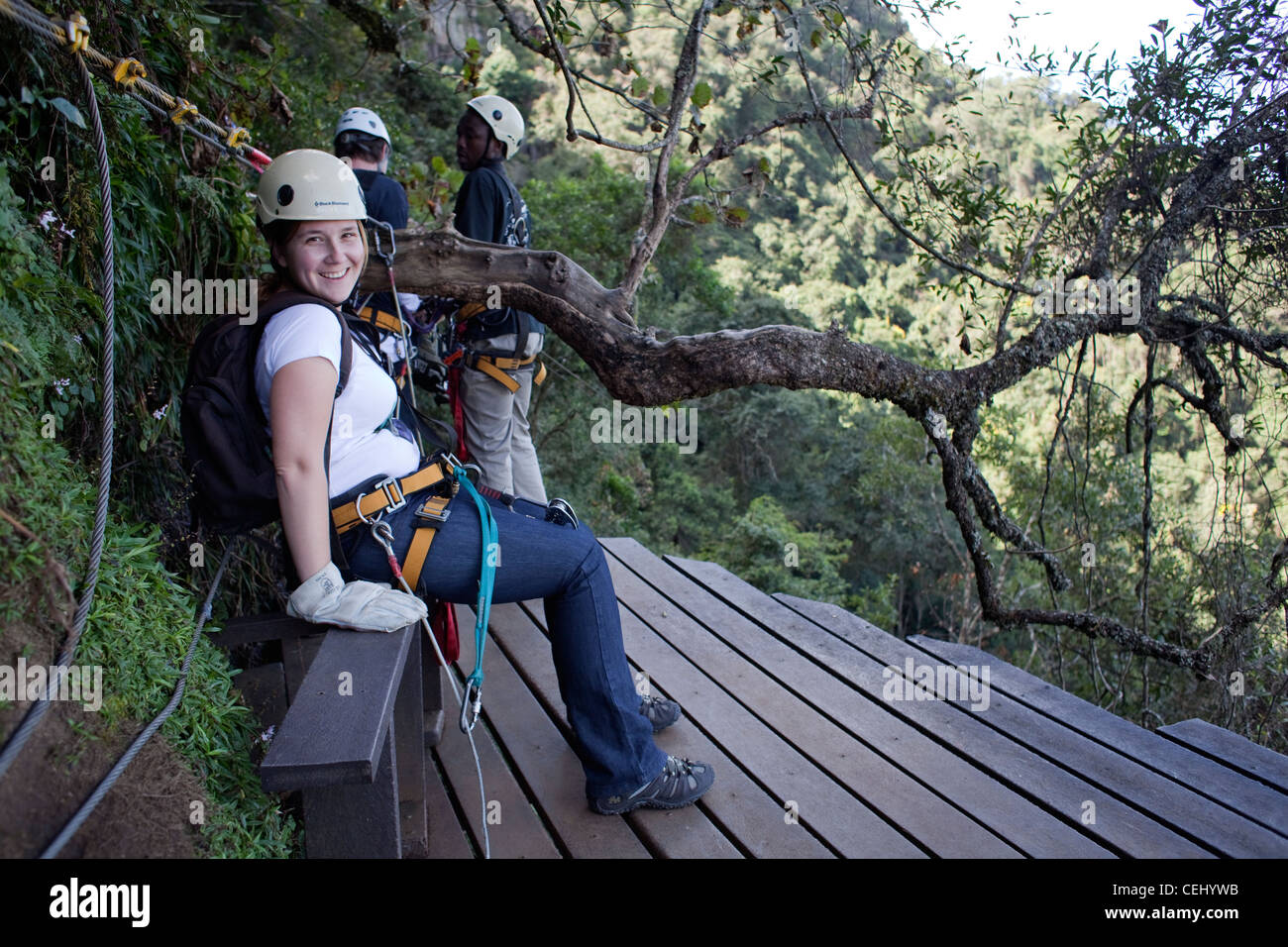 Karkloof Canopy Tours,KwaZulu-Natal,Midlands. South Africa Stock Photo ...