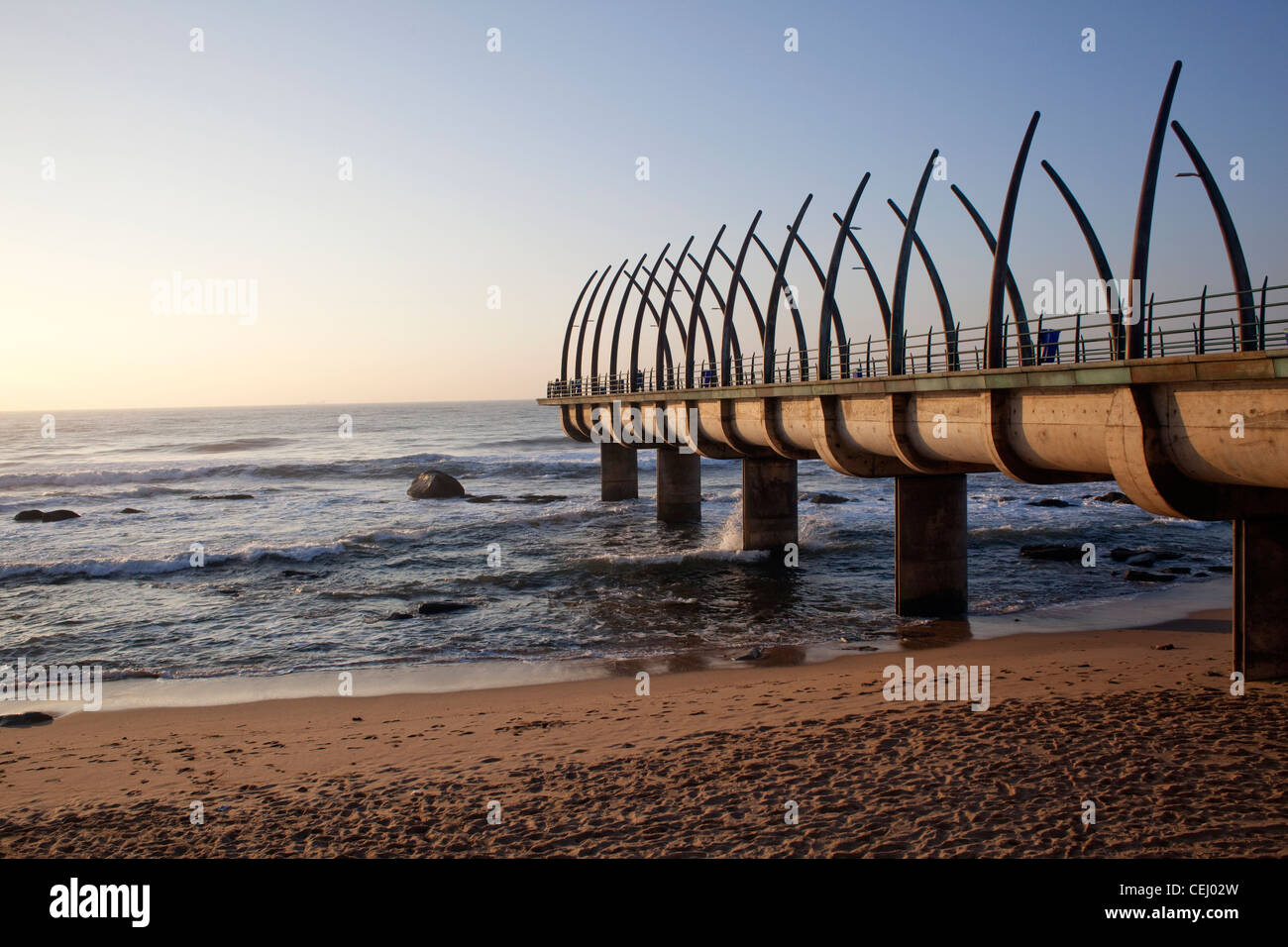 Umhlanga rocks pier hi-res stock photography and images - Alamy