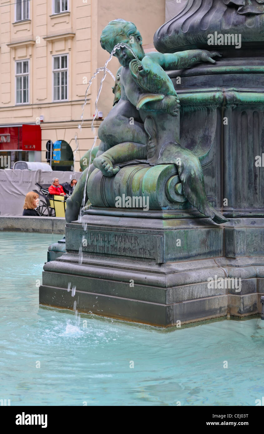 Vienna: Neuer markt Stock Photo - Alamy