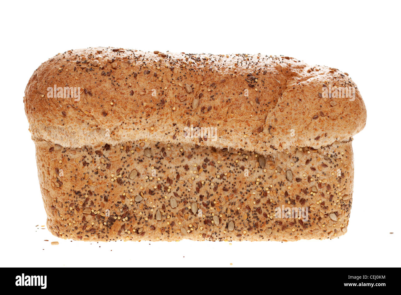Rustic multigrain seeded wholemeal loaf Stock Photo - Alamy