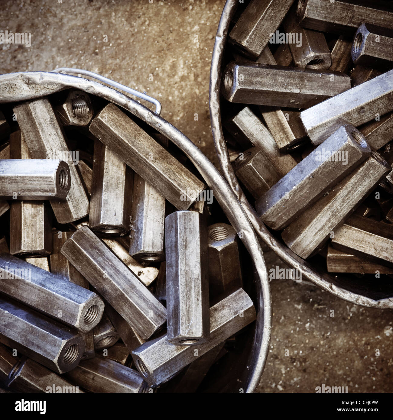 Hexagon pile hi-res stock photography and images - Alamy