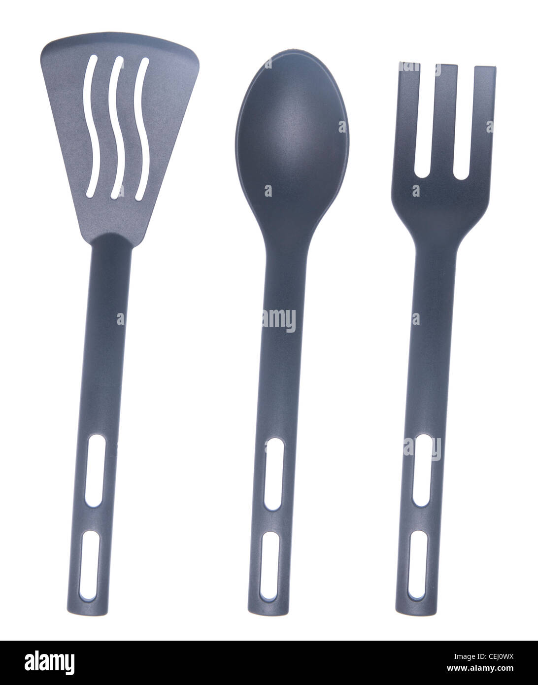 Plastic kitchen utensils Stock Photo - Alamy