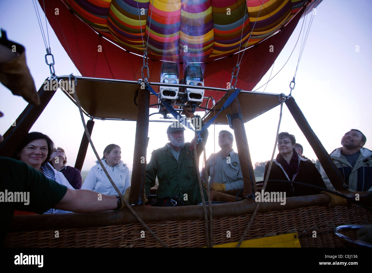 Hot Air Balloon at Bill Harrops Balloon Safaris,Magaliesberg,North West ...