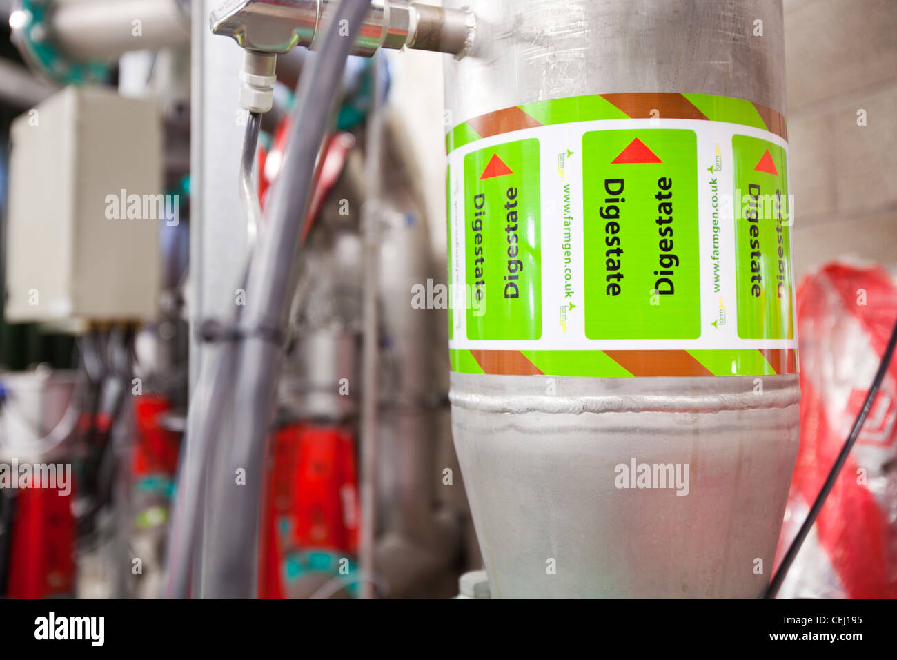 The Farmgen anaerobic bio digestor at Dryholme Farm near Silloth ...